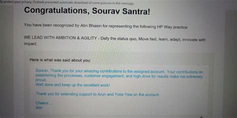 Sourav Santra On Linkedin Its Amazing To Get Such Appreciation From