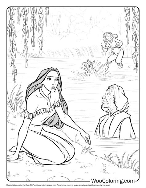 100 Pocahontas Coloring Pages Free Pdf To Print Woo Coloring