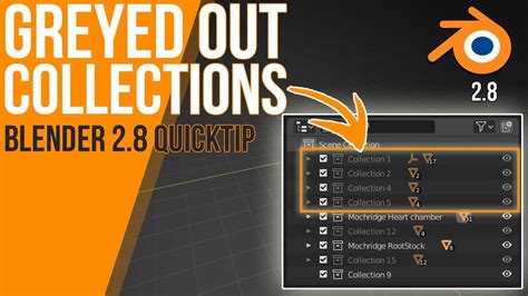 How To Fix Greyed Out Collections And Their Visibility After Opening An Old Blender File In