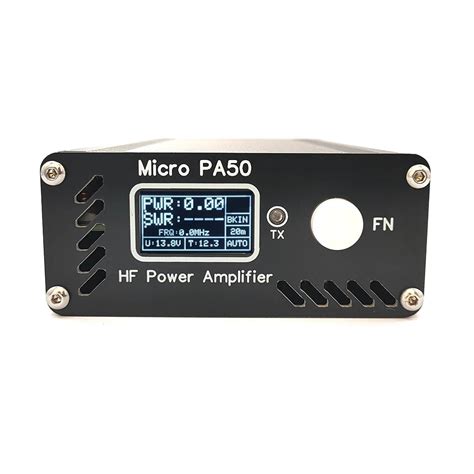 Micro PA50 50W 3.5MHz-28.5MHz Intelligent Shortwave HF Power Amplifier ...
