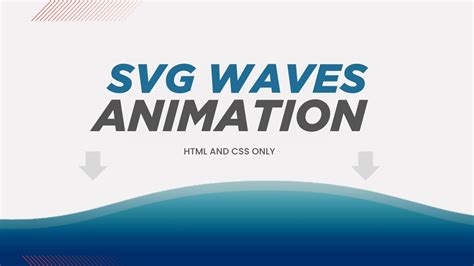 Waves Animation Using Svg In Html And Css Svg Waves Animation Without