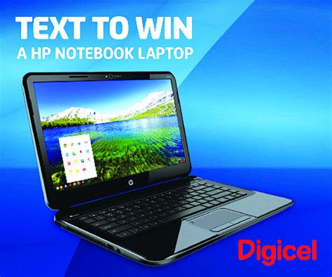 Win A New Hp Notebook Laptop Spin The Wheel Of Fortune With Digicel The Anguillian Newspaper