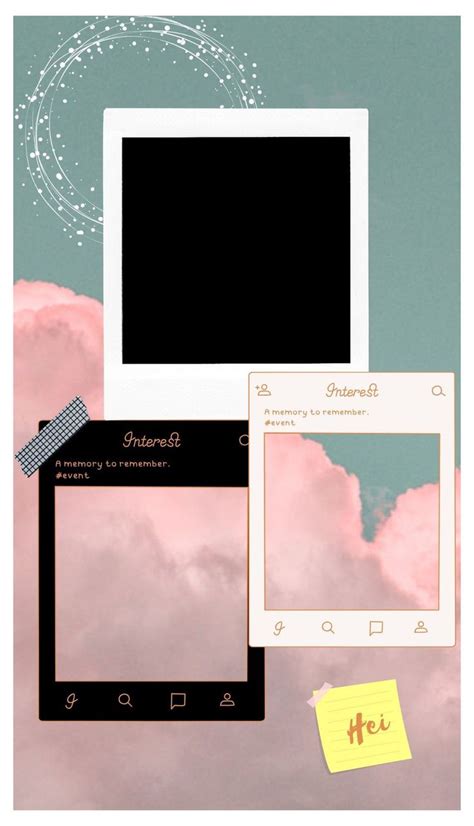 An Image Of The Sky With Some Clouds And Things In It That Are On Display