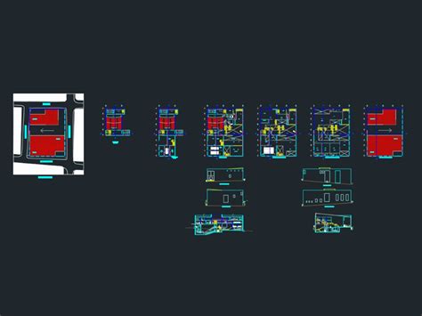 Centre Culturel Du Patrimoine Dans Autocad Cad 7073 Kb Bibliocad
