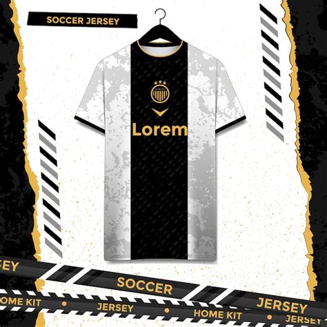 Plantilla de camiseta de fútbol Camiseta deportiva Vector Premium