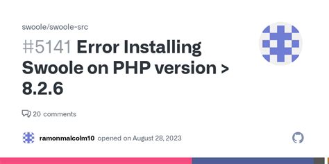 Error Installing Swoole On Php Version Issue Swoole Swoole Src Github