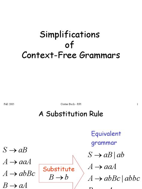 Context Free Grammars Normal Pdf Theoretical Computer Science Linguistics