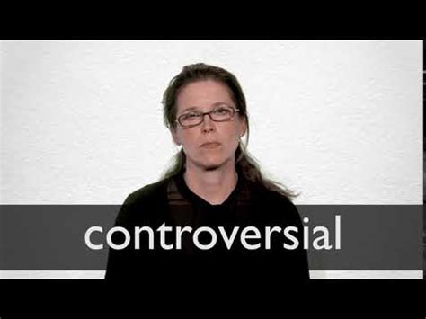 CONTROVERSIAL Definition And Meaning Collins English Dictionary