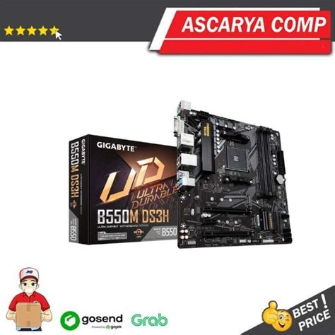 Jual Gigabyte B550m Ds3h Amd Ryzen Am4 B550 Micro Atx Motherboard Di