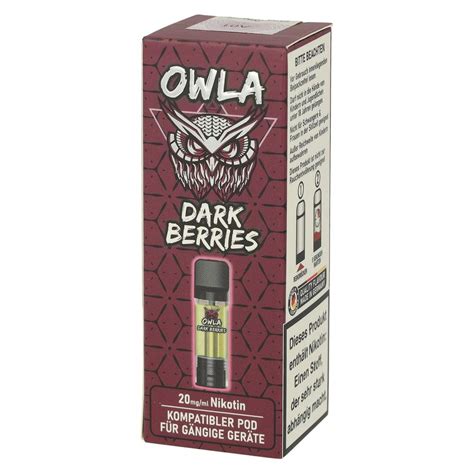 Prefilled Pods Owla Dark Berries 20mg Online Kaufen