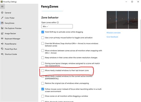Fancy Zones Option To Automatically Open Apps Issue 2937 Microsoft
