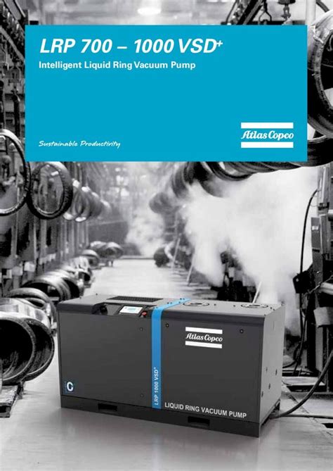 Pdf Intelligent Liquid Ring Vacuum Pump Atlascopco• Ip54 Cubicle