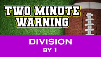 Two Minute Warning Division Flashcards By 1 Play Two Minute
