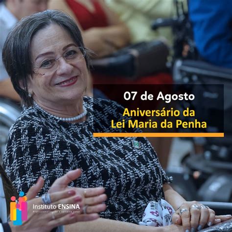 14 Anos Da Lei Maria Da Penha Instituto Ensina
