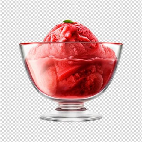 Premium Psd Raspberry Ice Cream