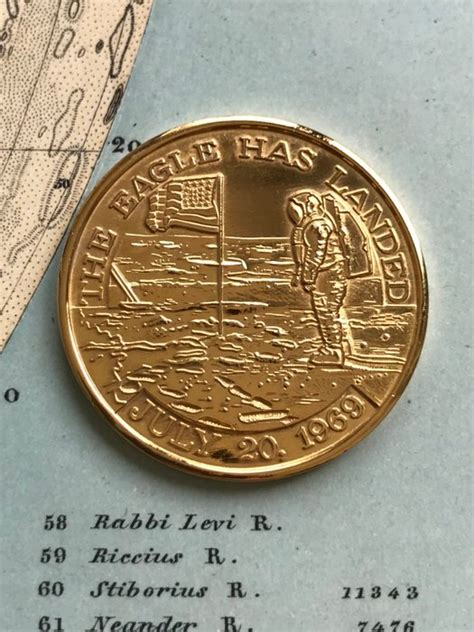 Apollo 11 Coin Vip Edition Is Made Of Metal Taken From The Apollo 11