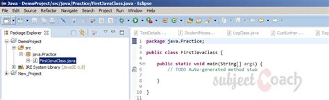 Creating Your First Project Beginners Guide To Eclipse IDE