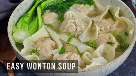 Shrimp Wonton Soup Recipe