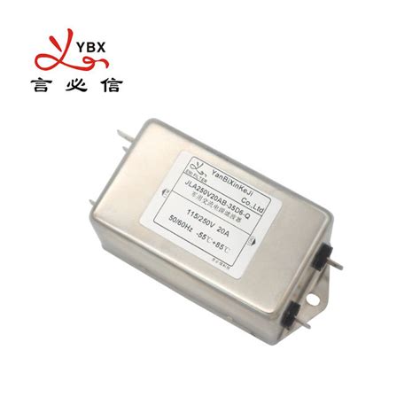 Yanbixin Military Single Phase RFI Filter 35D6 20A 120 250VAC AC RFI Filter