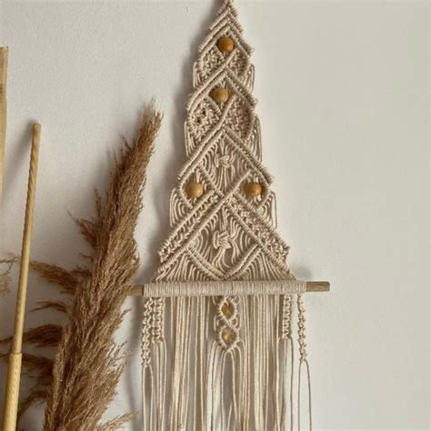 Árvore de Natal em Macrame Elo Produtos Especiais