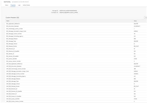 Sap Cpi Reusable Groovy Script To Log All Edi Headers