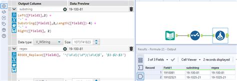 Solved Convert A String Into Phone Number Format By Inser Alteryx