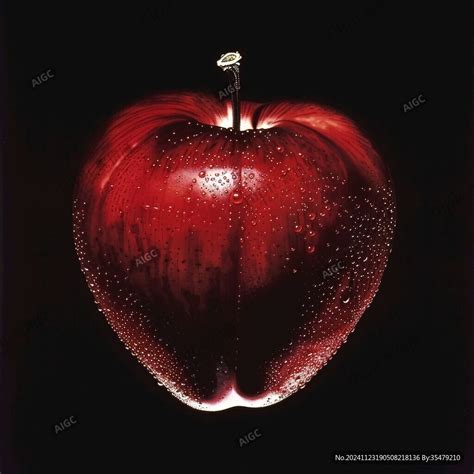 Ai创作图创意红苹果 红色带露珠苹果 高清小苹果 肌理感苹果 小苹果黑底 落入水中的苹果图片 红色水晶苹果 创意苹果图 火箭红苹果 黑底苹果图 高清苹果图 水果合成效果 红苹果素材 平安夜红
