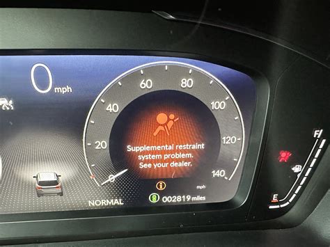 Supplemental Restraint System Problem Honda Pilot Honda Pilot Forums