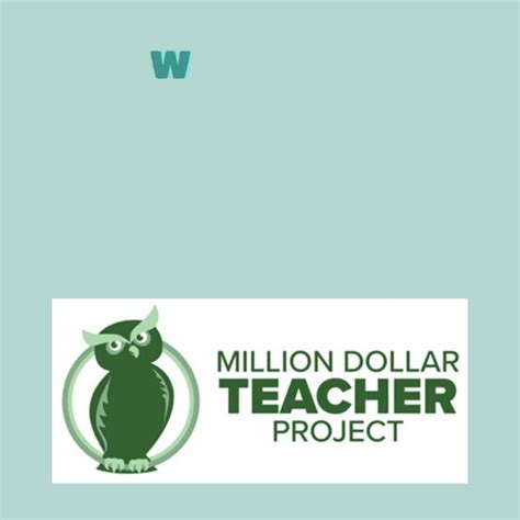 Million Dollar Teacher Project On Linkedin Thanks A Million For