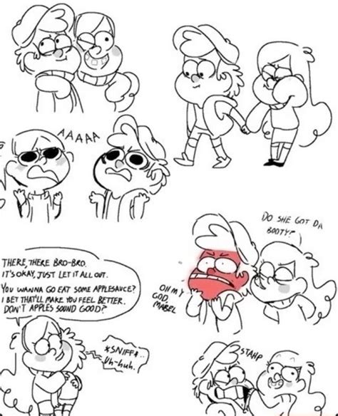 Mabel And Dipper Being Cute Gravity Falls Fan Art Gravity Falls Art