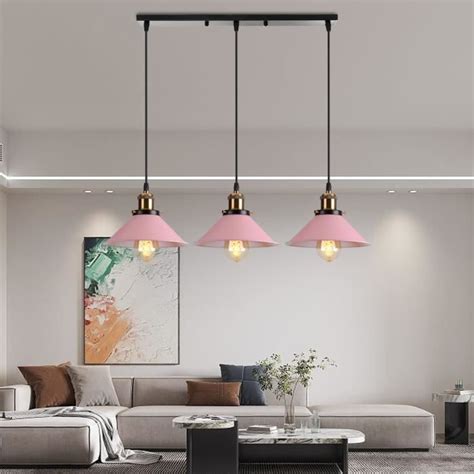 Yowei E27 Lampe Suspension Vintage Salon Roselustre Luminaire