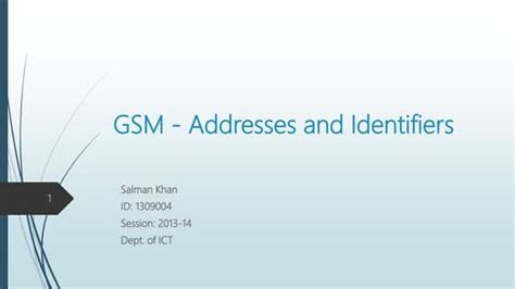 Gsm Security Algorithms A3 A5 A8 Pptx