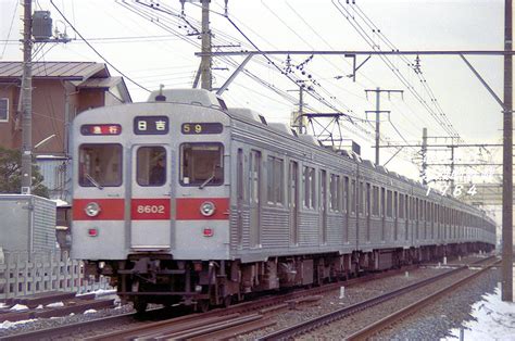 クラちゃん on Twitter RT nqh2ZnSJN4pcODK 東横線8602F8連急行日吉 1984年2月自由が丘
