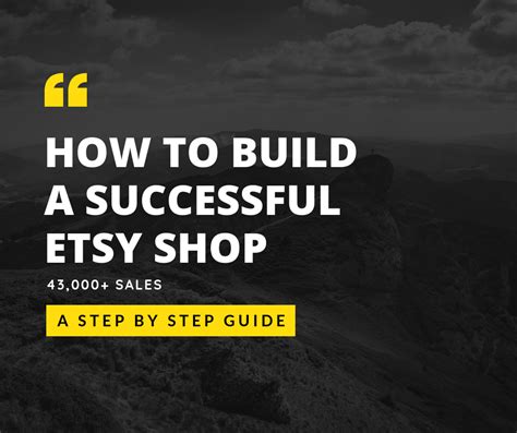 How To Build A Successful Etsy Business 43 000 Sales