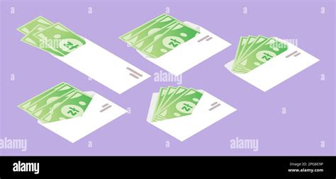 Polish Zloty Money In Envelope Isometric Icon Stock Vector Image And Art Alamy