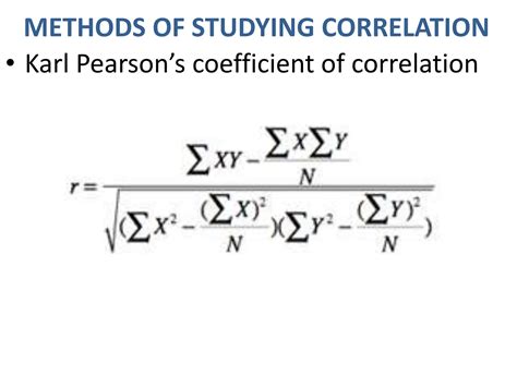 Correlation Analysis Types And Methods Ppt Ppt