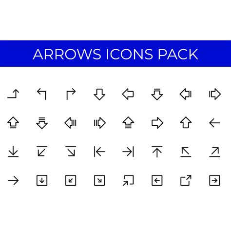 Arrow Icons Pack Masterbundles