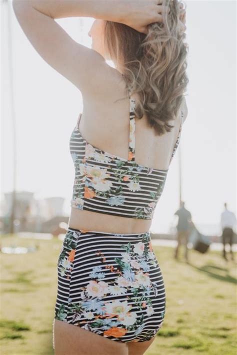 Vintage Style Swimsuit Top Multiple Colors Available
