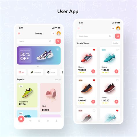 Ecommerce App Mobile App Design Templates Ux App Design Ux Design