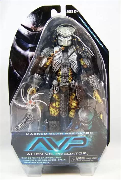 Alien Vspredator Masked Scar Predator Neca Boneco