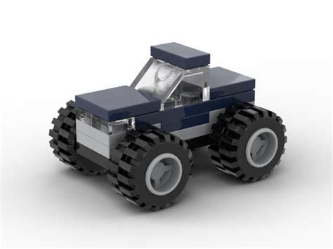 Lego Moc Micro Race Truck By Zuccalmaglio Rebrickable Build With Lego
