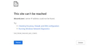 How To Fix The Server IP Address Could Not Be Found Error In Google Chrome