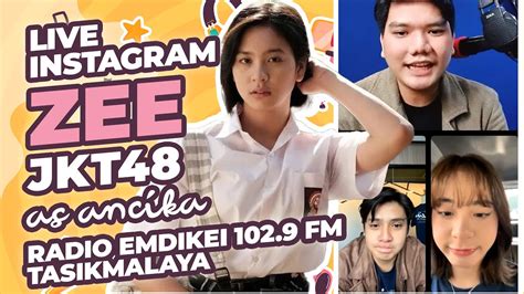 [Live Instagram] Zee JKT48 as Ancika & Arbani Yasiz as Dilan di ...