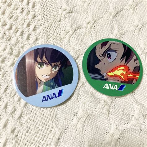 Ana 鬼滅の刃 機内限定コラボメンコ めんこ 竈門炭治郎 嘴平伊之助その他｜売買されたオークション情報、yahooの商品情報をアーカイブ