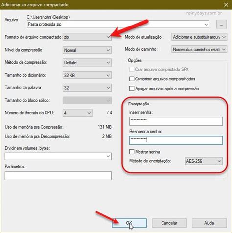 Proteger Arquivos E Pastas Com Senha Rainy Days BR