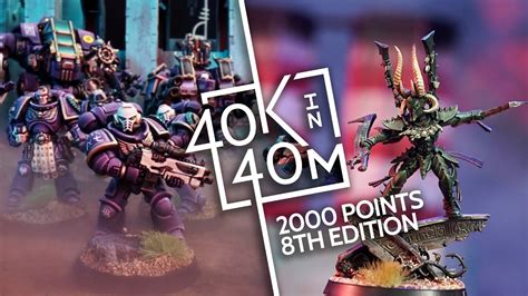 Warhammer 40k Adeptus Astartes Vs Aeldari 2000 Point Battle S02e04 Our Send Off To 8th