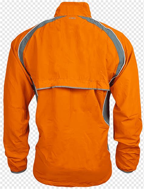 Sleeve Neck Loop Orange Loop Jacket Png Pngwing