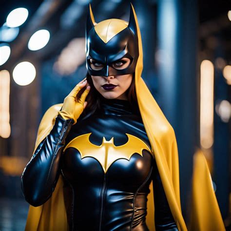 Batgirl As A Goddess In A Latex Outfit By Setois3 On Deviantart