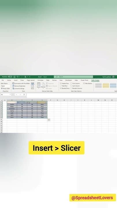 how to add slicer in excel table shortcut 1 click filter table