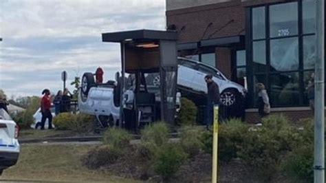 Chick Fil A Trip Ends With Pickup Truck Flipped On Its Roof Carscoops
